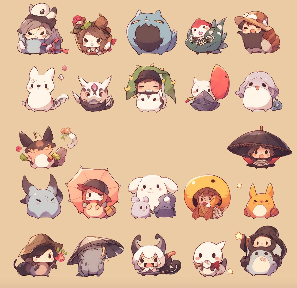 88 Ghibli Inspired Sticker Set - Perfect for Digital Planners ...