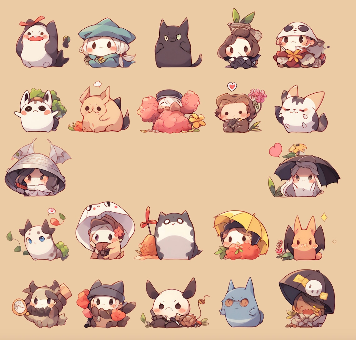 88 Ghibli Inspired Sticker Set - Perfect for Digital Planners ...