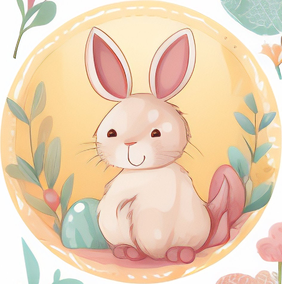 Easter Bunny Sticker Set A - Perfect for Digital Planners, Goodnotes ...