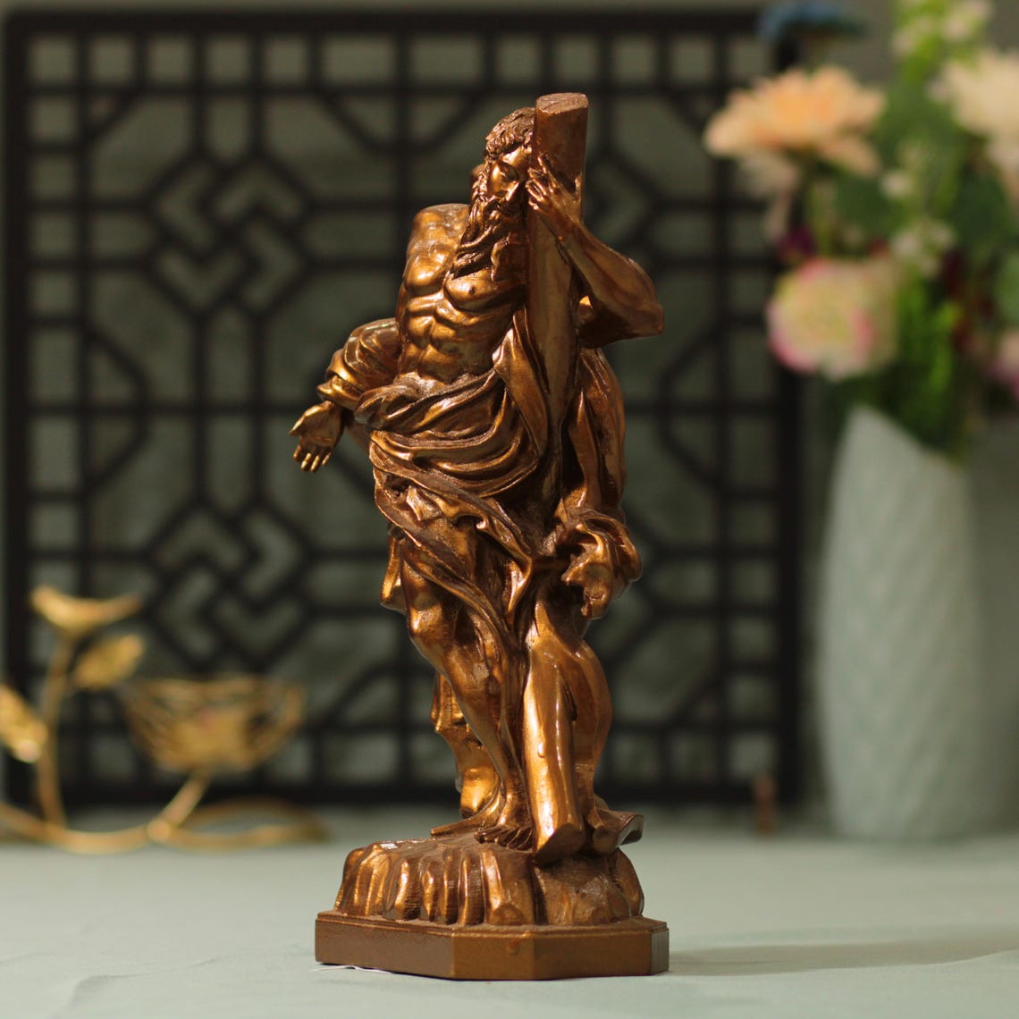 Saint Andrew Statue Antique Style Apostle of the Lord Jesus Orthodox ...
