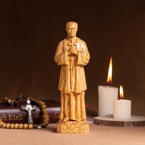 Father Truong Buu Diep Wooden Statue,religious Catholic Statue, Wooden ...
