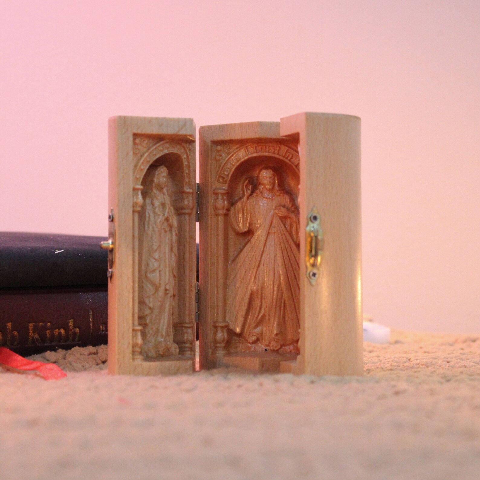 Altar Wood Carving Wood Carving Catholic Icons Wooden - Etsy