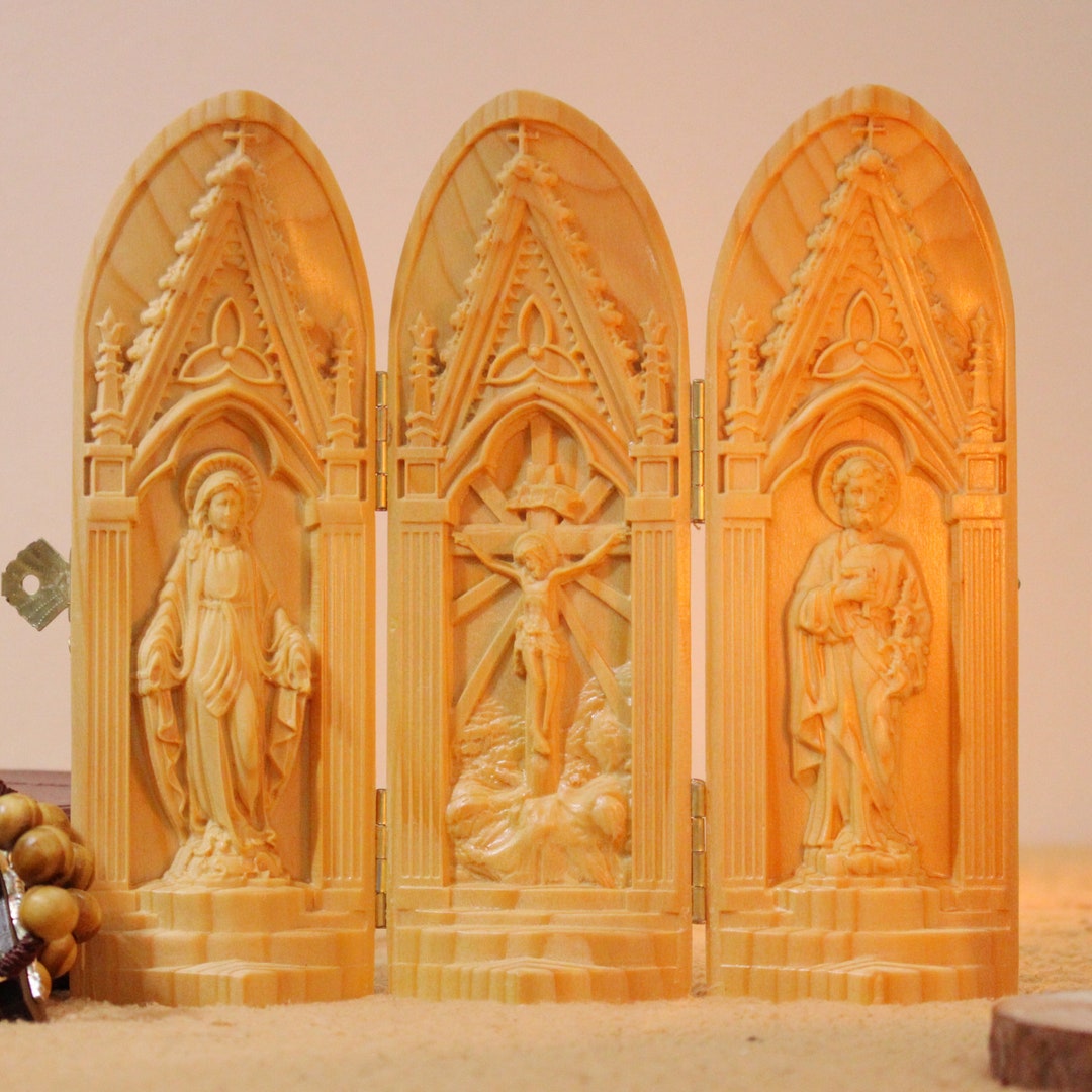 Portable Holy Family Religious Icon Prayer Altar Catholic - Etsy