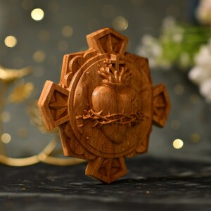 Sacred Heart of Jesus Wall Art Catholic Shrine Home Decor New Home Gift ...