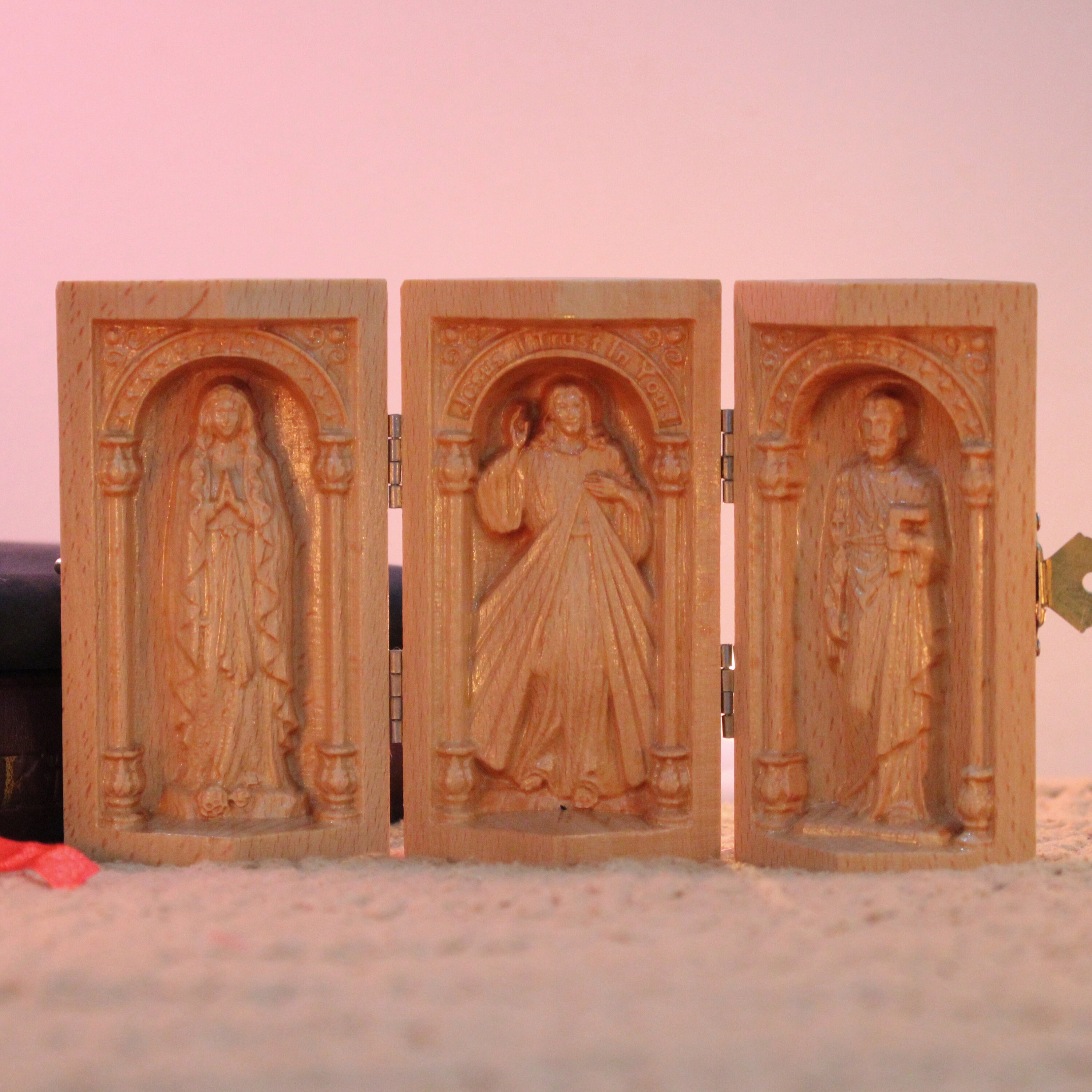 Altar Wood Carving Wood Carving Catholic Icons Wooden - Etsy
