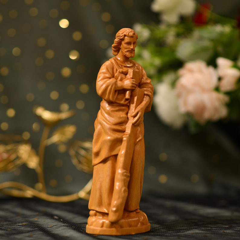 Catholic Home Altar Jesus Our Lady St. Joseph Religious Catholic Statue ...