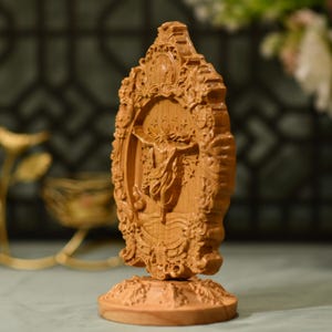 Resurrection of Jesus Christ Wooden Desktop Figurine Handmade Home ...