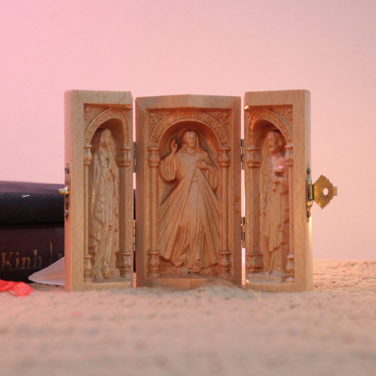 Altar Wood Carving Wood Carving Catholic Icons Wooden - Etsy