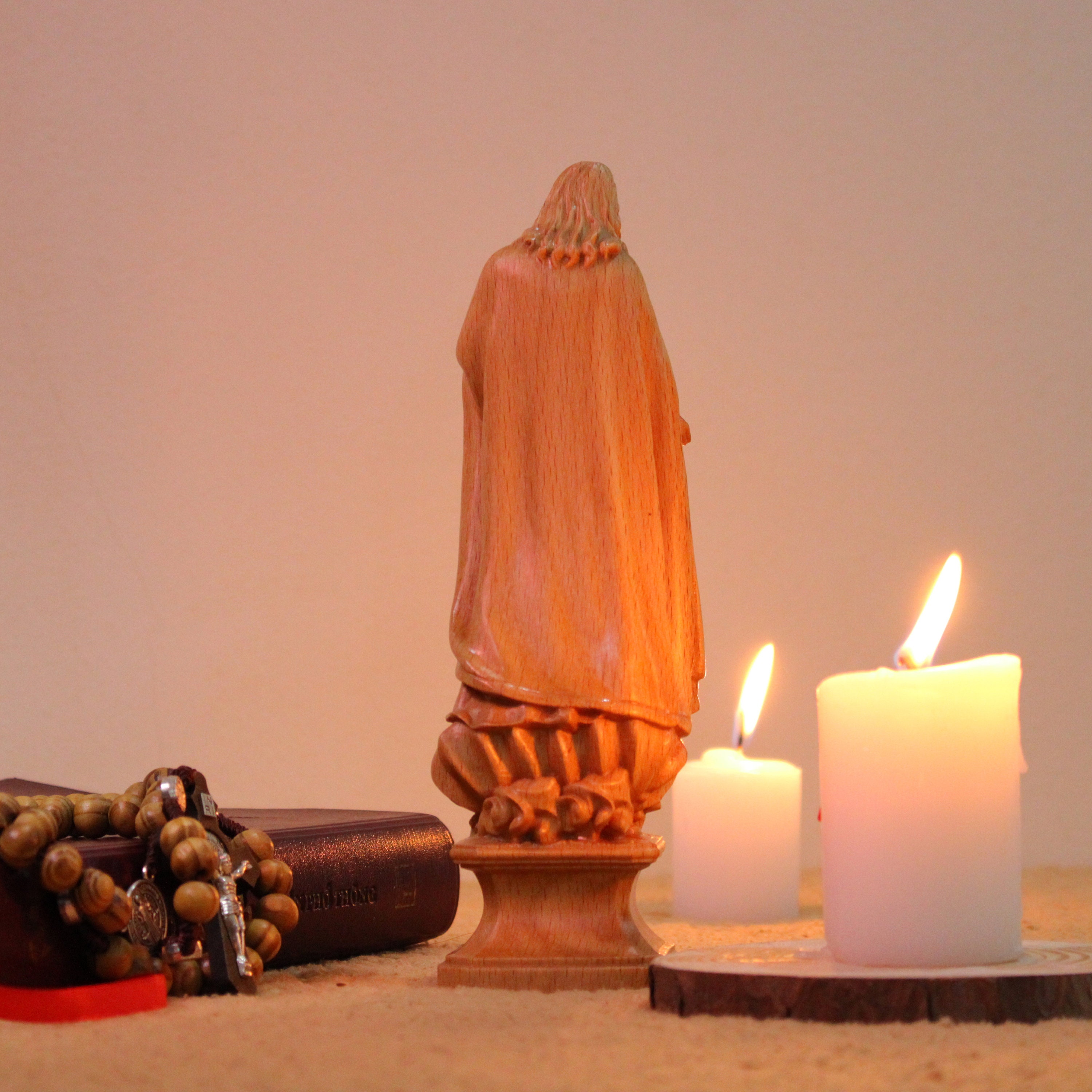 Wooden Jesus Christ Blessing's Statue Religious Catholic | Etsy