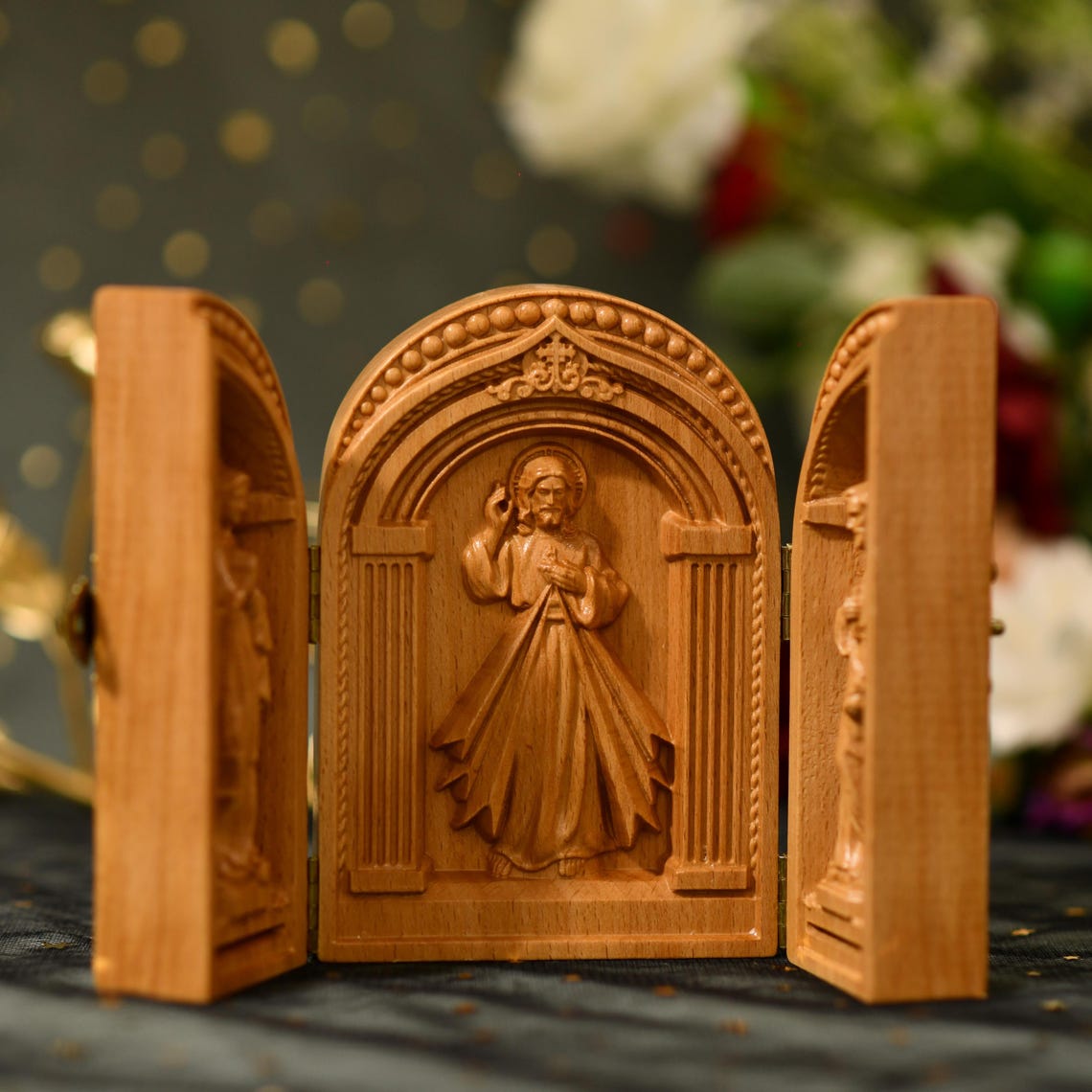 Holy Family Catholic Triptych Home Altar Catholic Gifts Religious Gifts ...