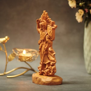 Resurrection of Jesus Desktop Figurine, Jesus Art, Christmas Gift, Wood ...