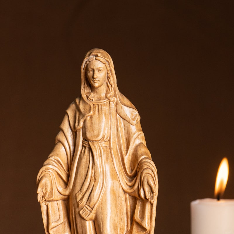 Blessed Statue of Mary - Etsy