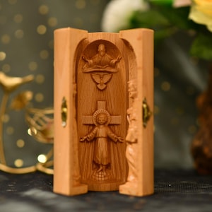 Handmade Prayer Altar Catholic Wooden Religious Gifts Catholic Altar ...