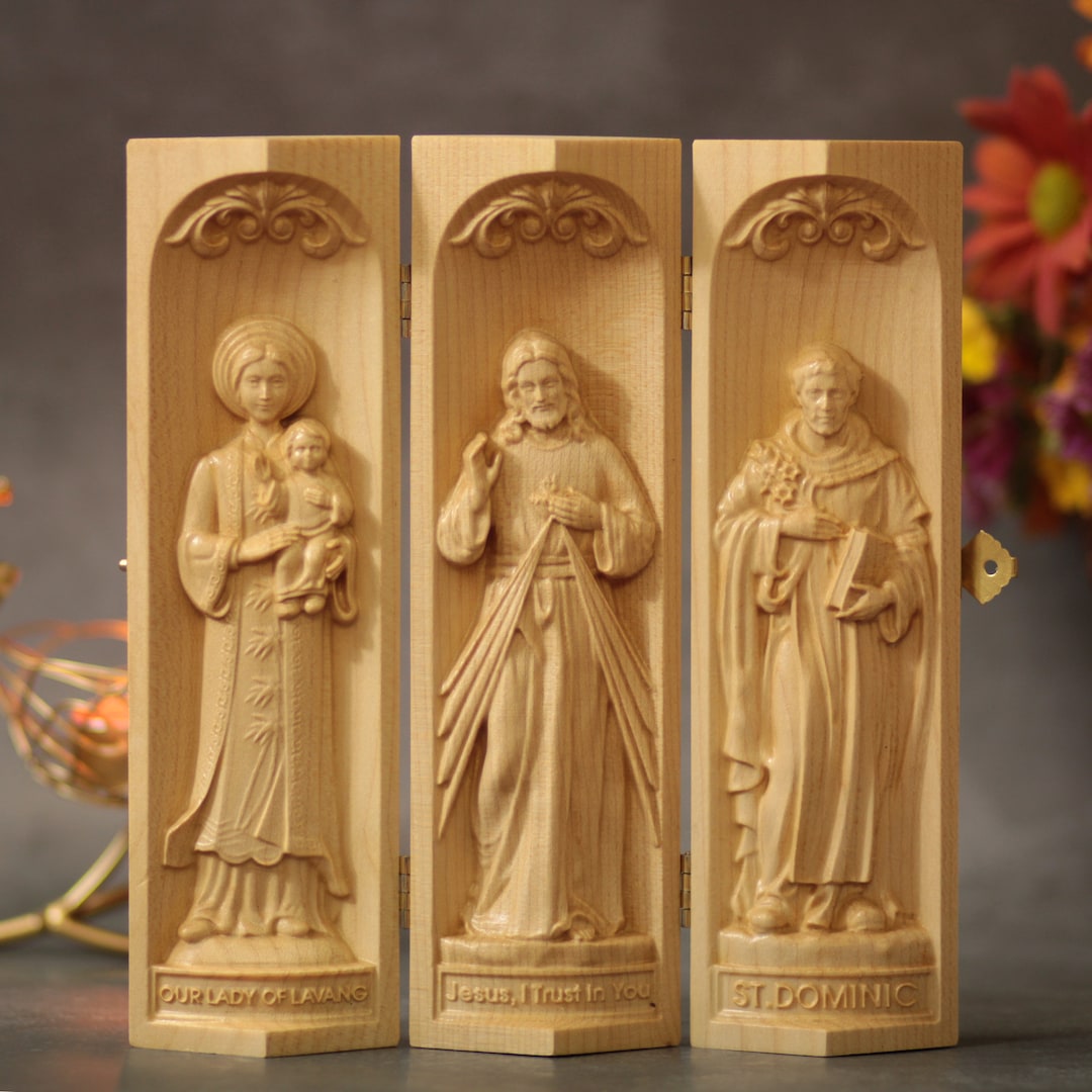 Handmade Prayer Altar of Jesus Christ/ Our Lady of La Vang / St ...