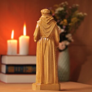 16 Inches Saint Anthony Catholic Icon Wooden Statue Religious Gifts ...