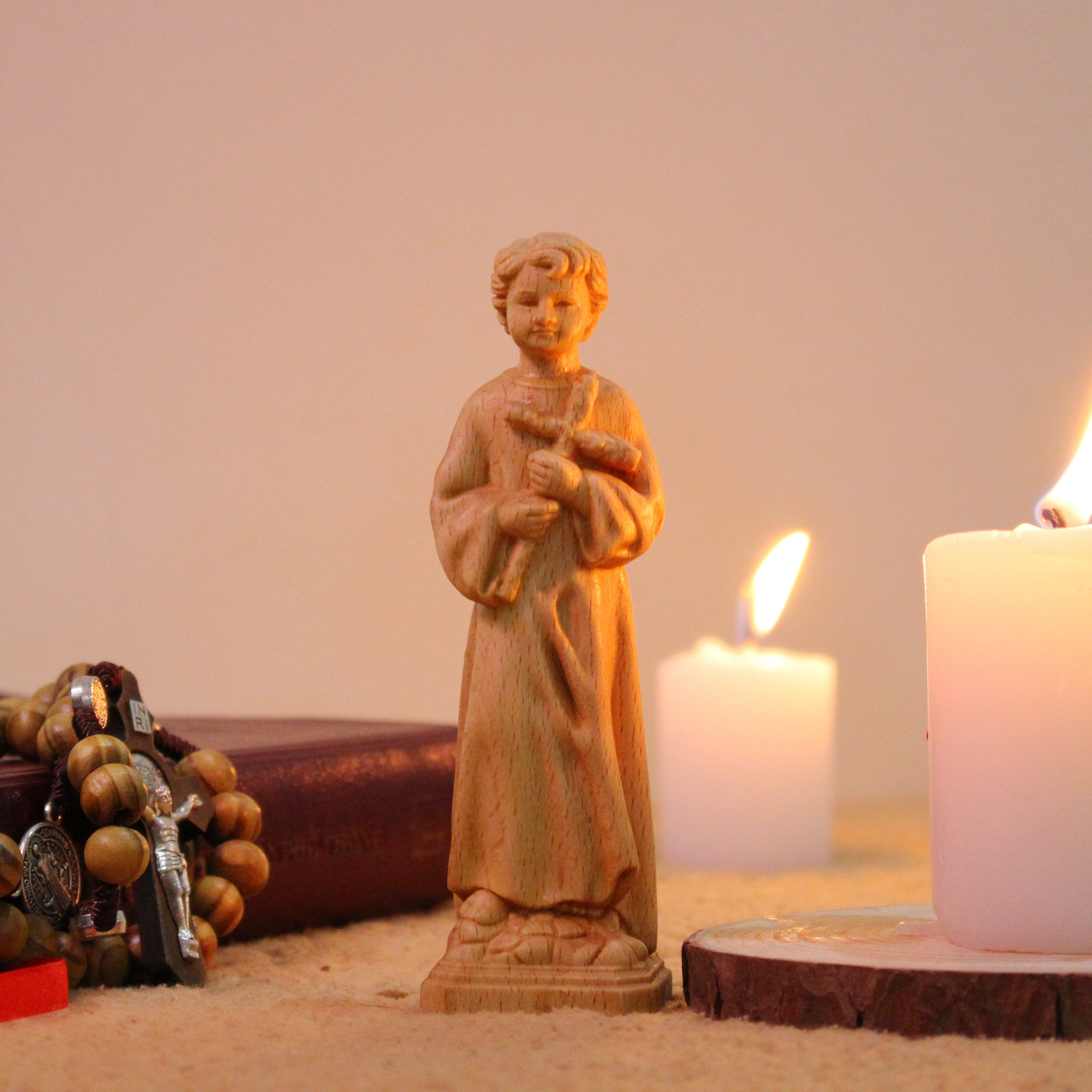 Baby Jesus Religious Statue Figurine, Religious Catholic Statue, Wooden ...