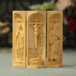 Handmade Portable Altar Jesus Christ | St. Matthew| Ave Maria Home ...