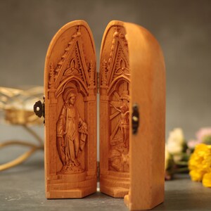 Portable Holy Family Religious Icon Prayer Altar Catholic Virgin Jesus ...
