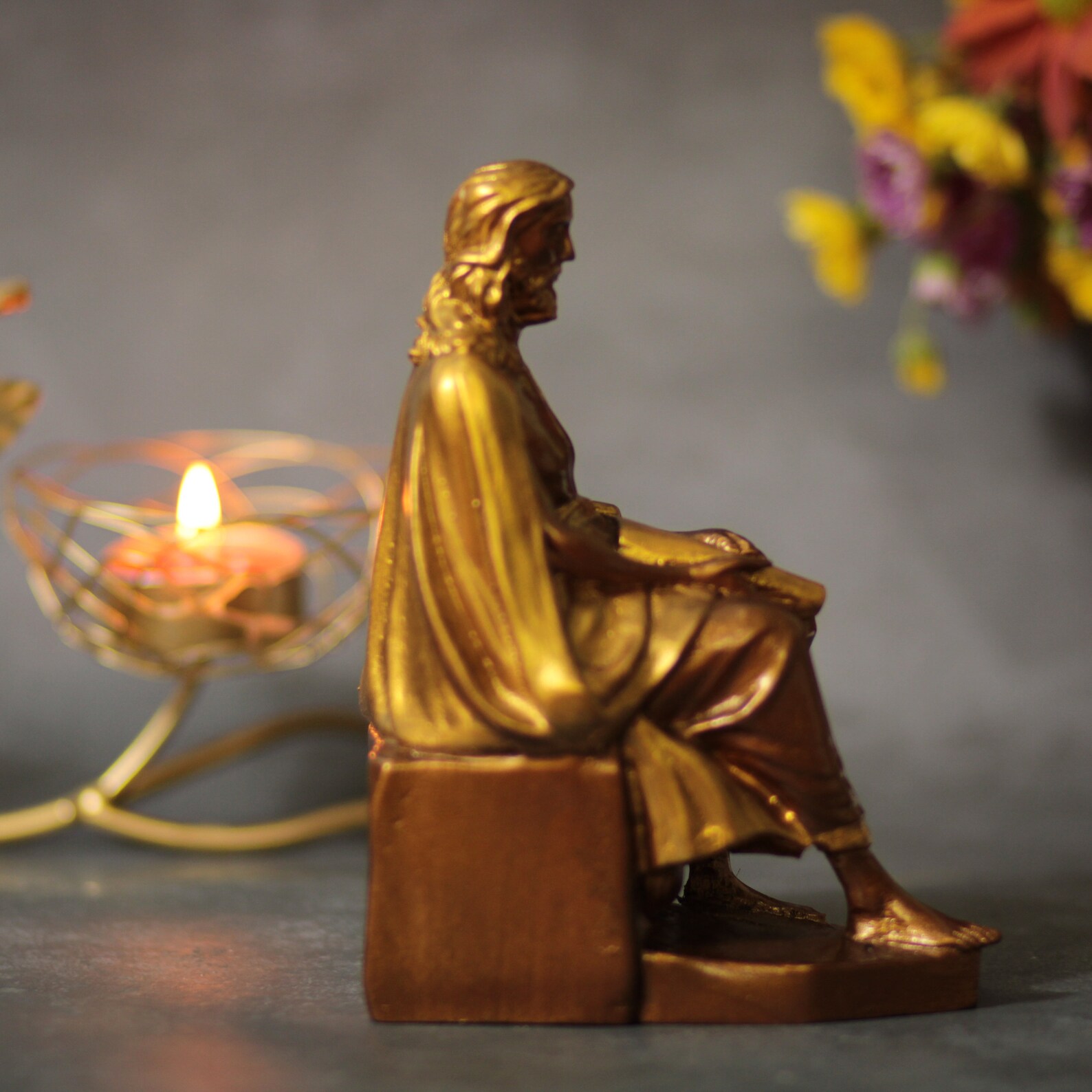 Jesus Christ Preaching Statue Vintage Style Jesus Statue Orthodox Icons ...
