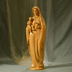 20 Inches Mother Mary Holding Baby Jesus Statue Religious Catholic ...