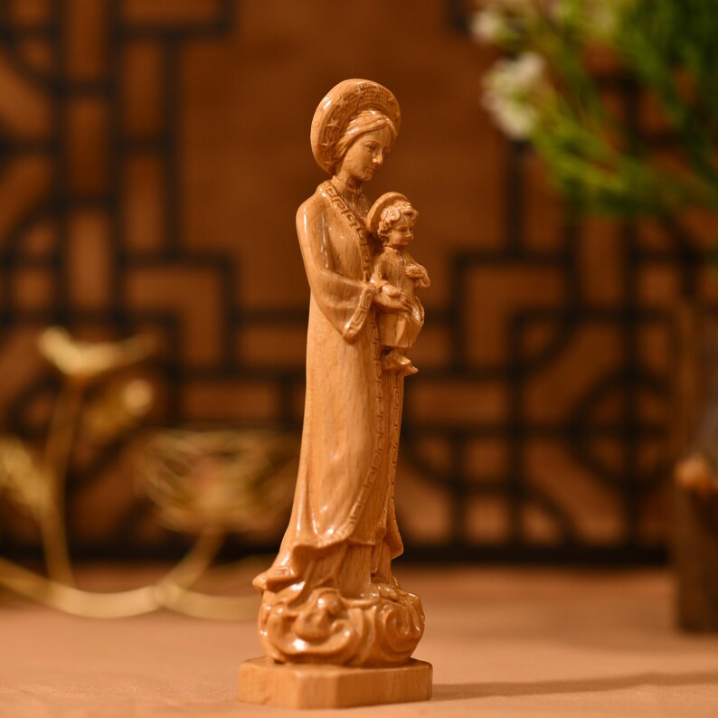 Catholic Home Altar Jesus Our Lady St. Joseph Catholic Icon Statue ...