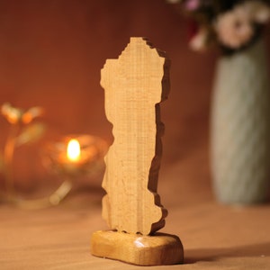 Resurrection of Jesus Desktop Figurine, Jesus Art, Christmas Gift, Wood ...