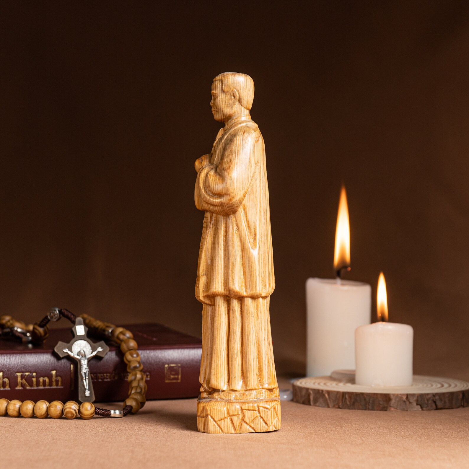 Father Truong Buu Diep Wooden Statuereligious Catholic - Etsy