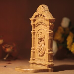 Blessed Virgin Mary Catholic Mini Altar Wooden Altar Jesus Christ Art ...