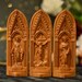 Wooden Catholic Triptych Religious Gifts Wooden Catholic Home Altar ...