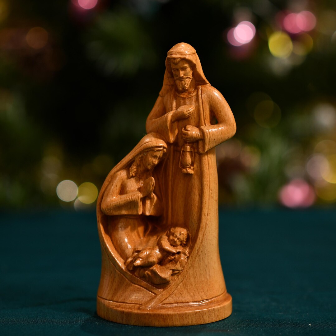 Nativity Figure St. Joseph - Mother Mary - Baby Jesus Christ Christmas ...