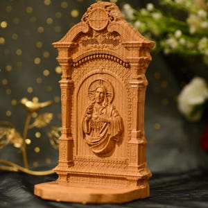 Sacred Heart of Jesus Christ Catholic Home Altar Jesus Christ Art Altar ...