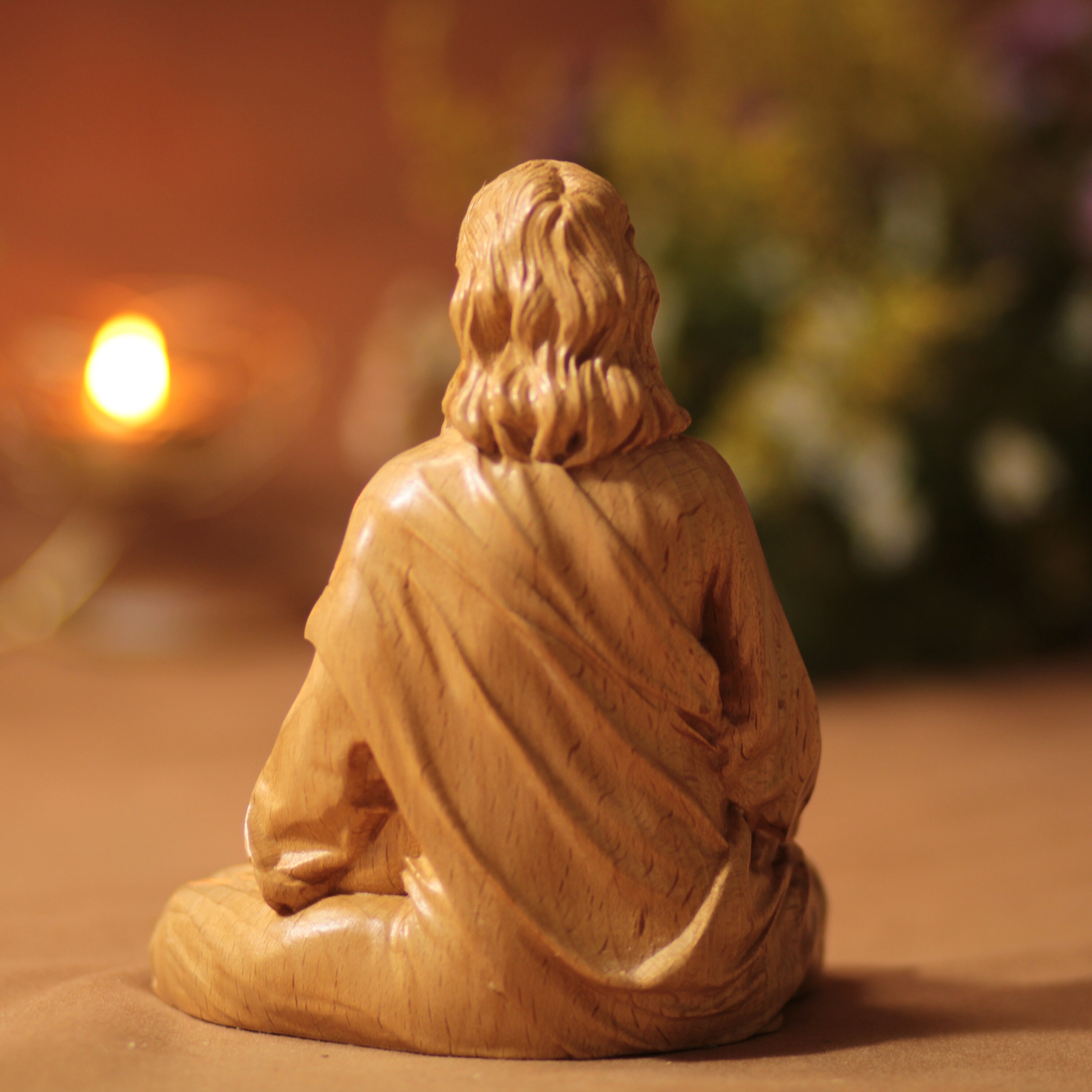 Sacred Heart of Jesus Christ Statue in contemplation Statue Holy ...