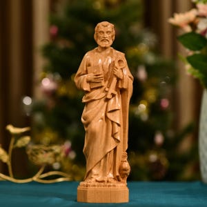 St. Peter Statue Figurine Religious Decoration Religious Catholic ...