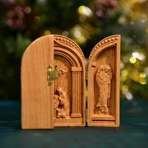 Nativity Triptych Holy Trinity- Archangel Michael- Archangel Gabriel ...