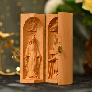 Handmade Prayer Altar Catholic Wooden Religious Gifts Catholic Altar ...