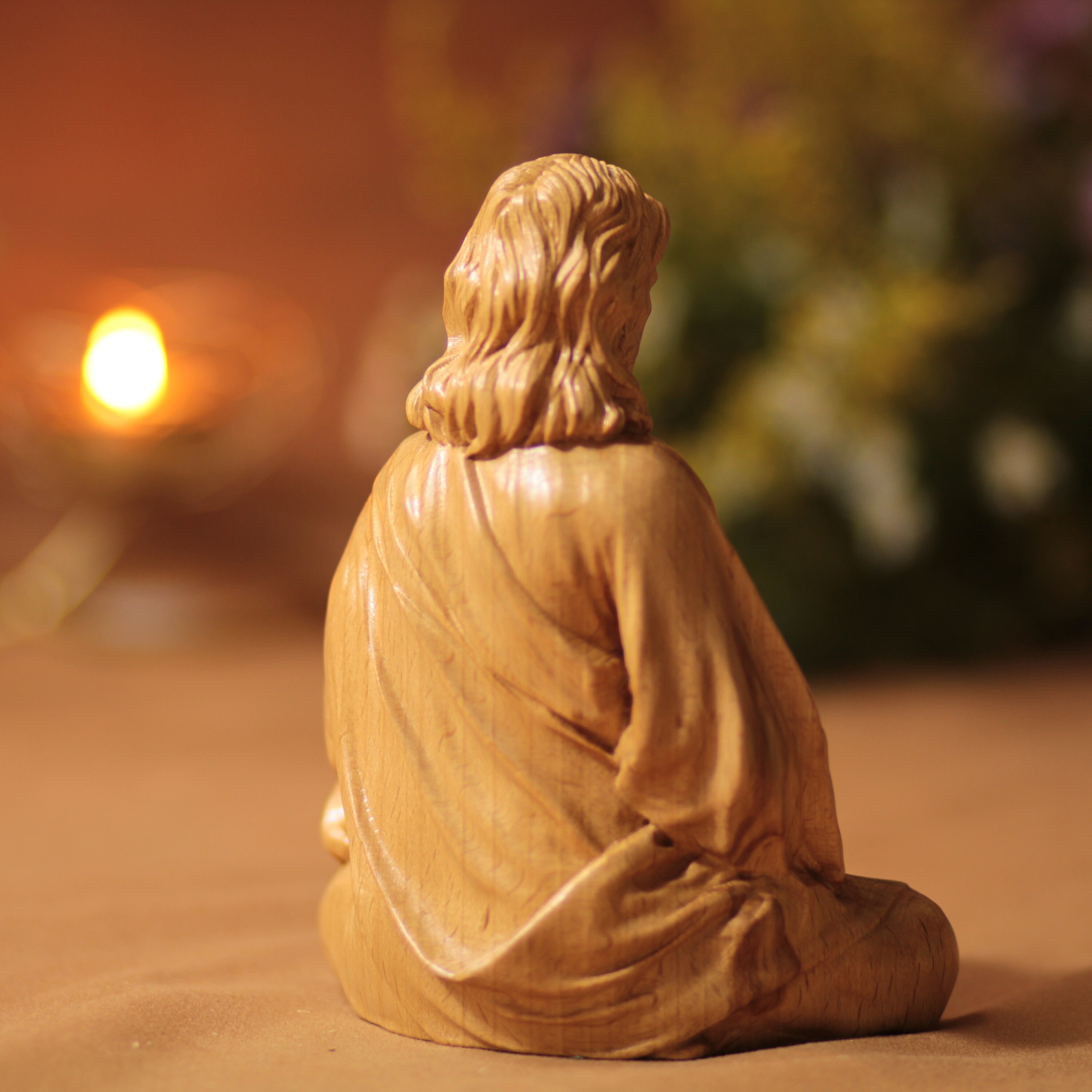 Sacred Heart of Jesus Christ Statue in contemplation Statue Holy ...