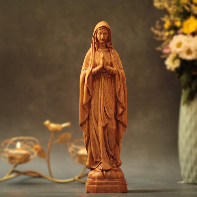 Virgin Mary Icons Statues - Etsy