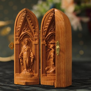 Portable Holy Family Religious Icon Prayer Altar Catholic Virgin Jesus ...