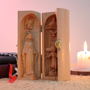 Handmade Prayer Altar Catholic Wooden Religious Gifts Catholic - Etsy