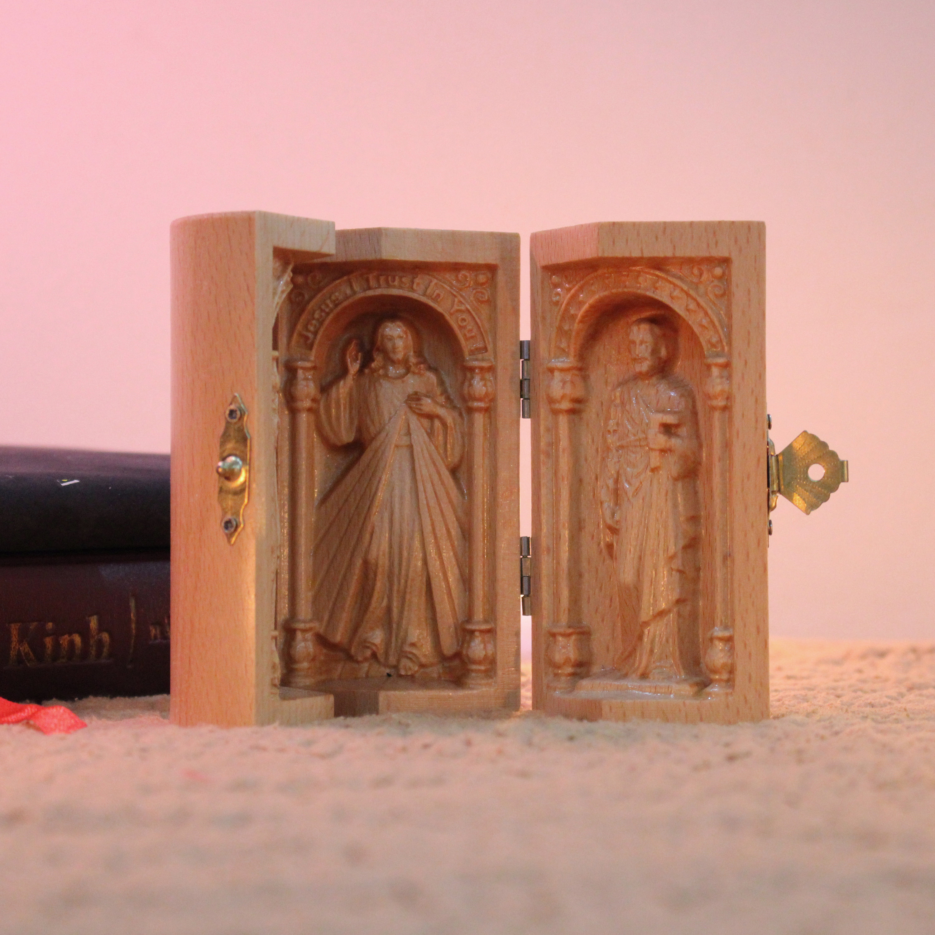 Altar Wood Carving Wood Carving Catholic Icons Wooden - Etsy