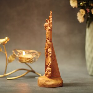 Resurrection of Jesus Desktop Figurine, Jesus Art, Christmas Gift, Wood ...