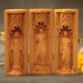 14 Wooden Stations of the Cross Triptych Resurrection of Jesus Christ ...