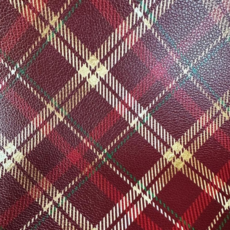 Green Plaid Vinyl Fabric - Etsy