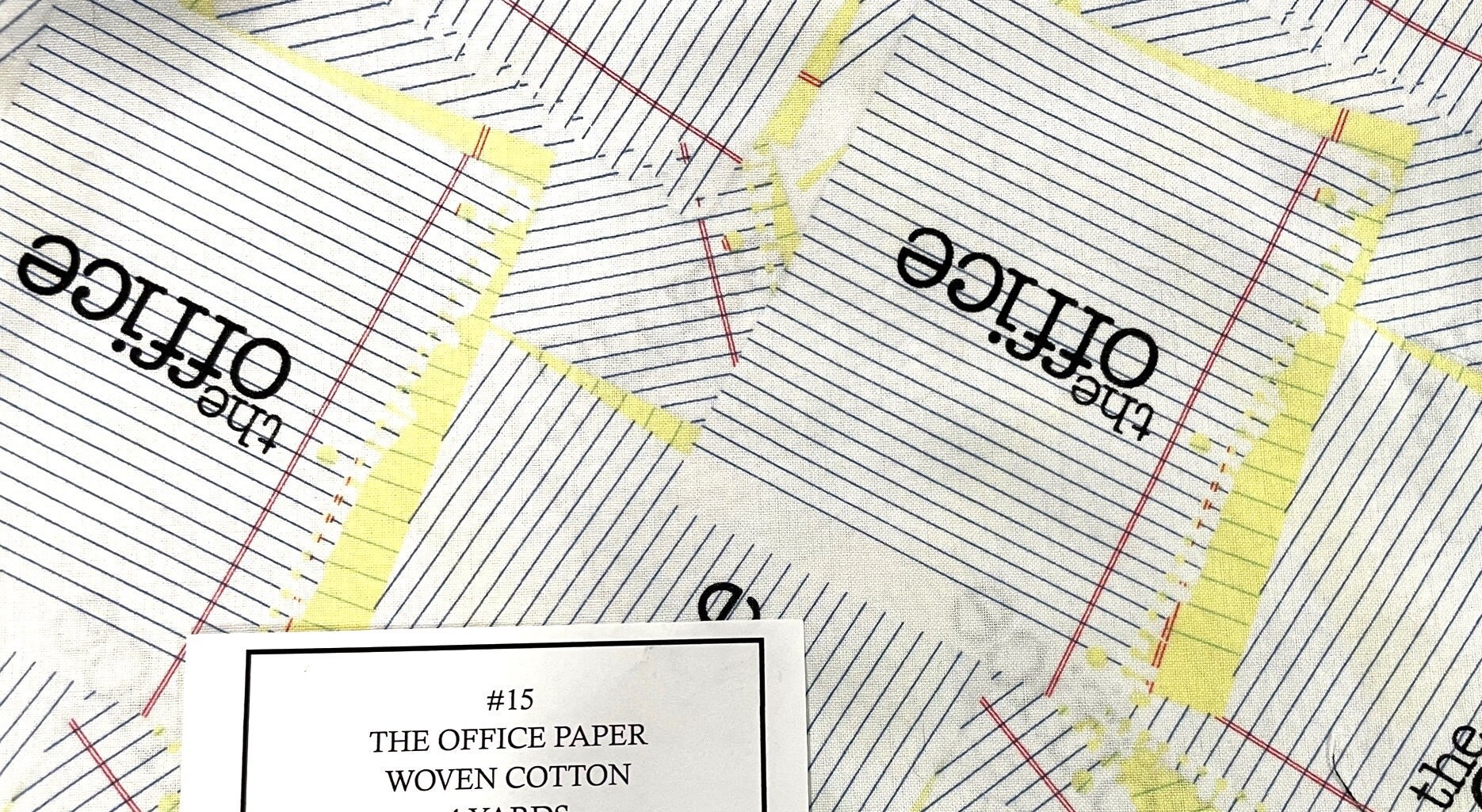 Office Notebook Paper Fabric, Lined Paper Fabric, Notebook Paper Fabric ...