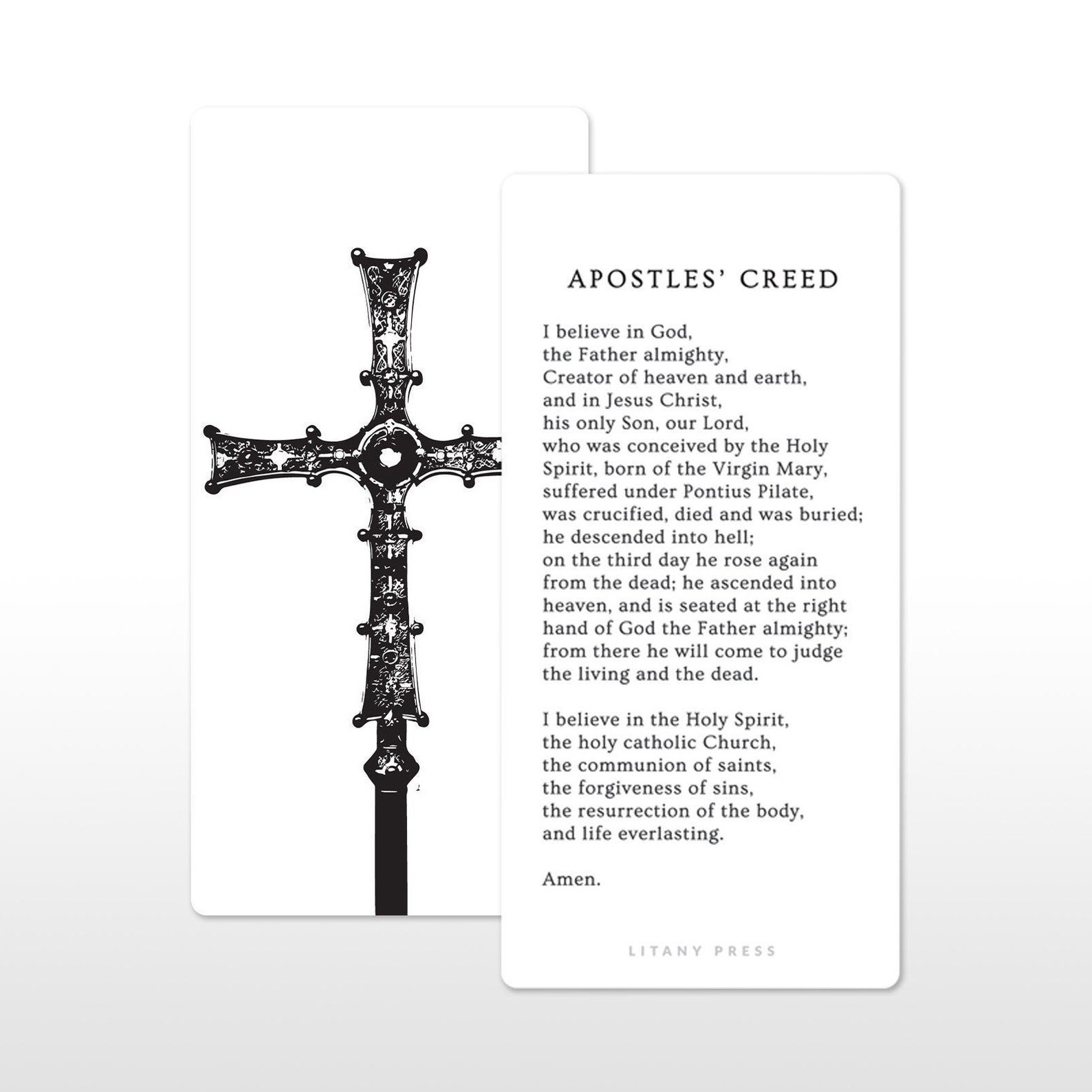 Apostles' Creed Prayer Card | Etsy