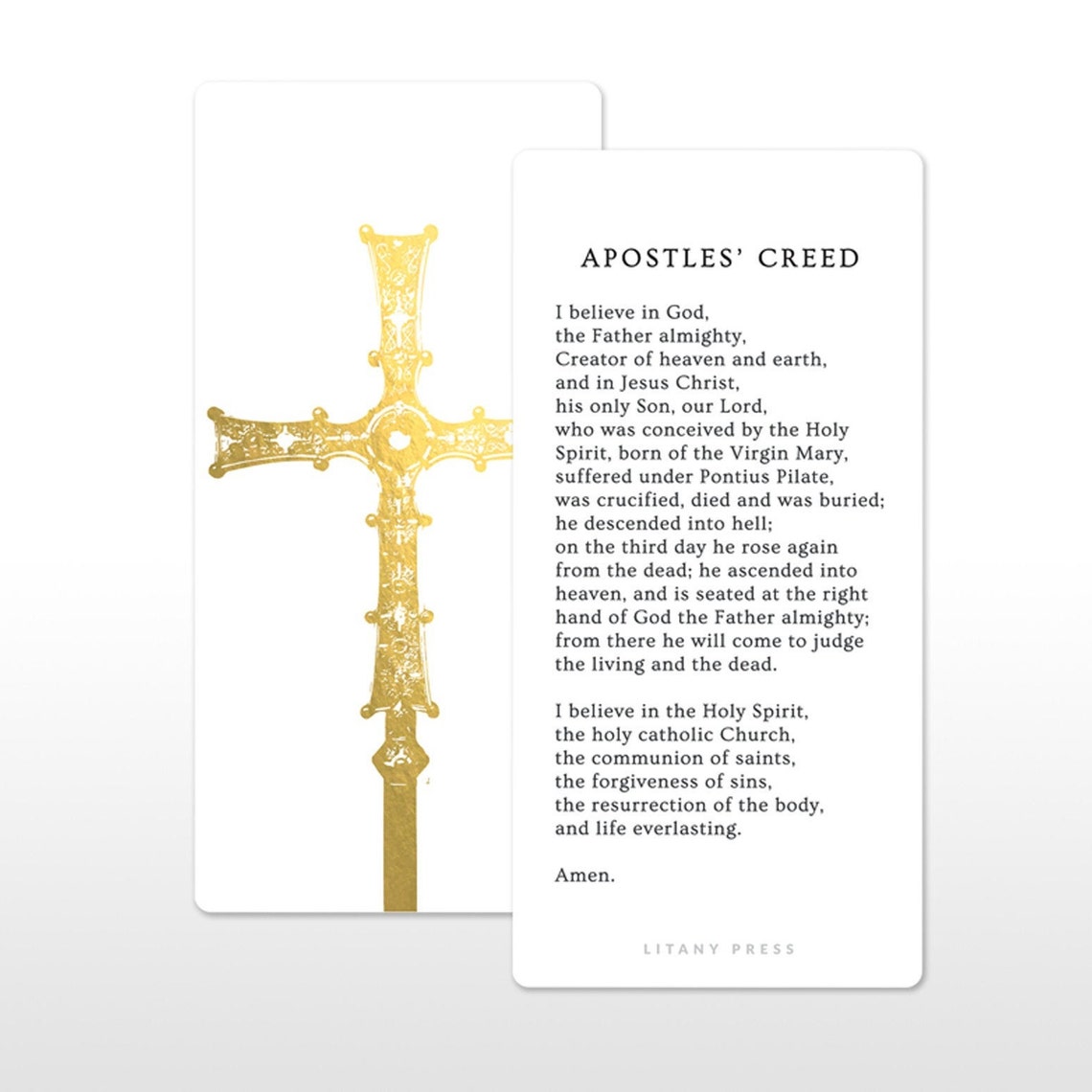 Apostles' Creed Prayer Card | Etsy