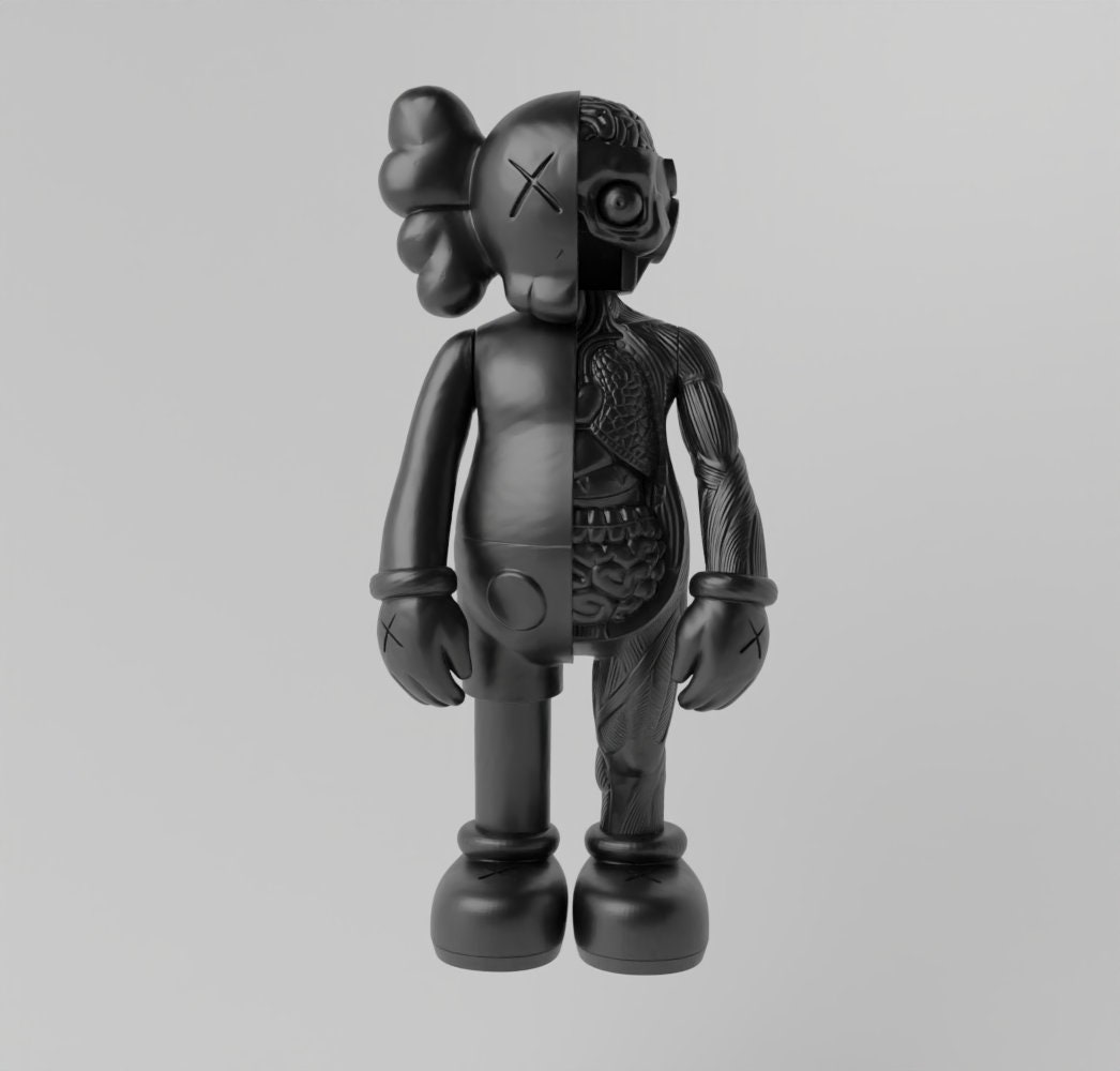 Kaws Flayed Open Companion Fan Art Toy Instant Download STL File for 3D ...