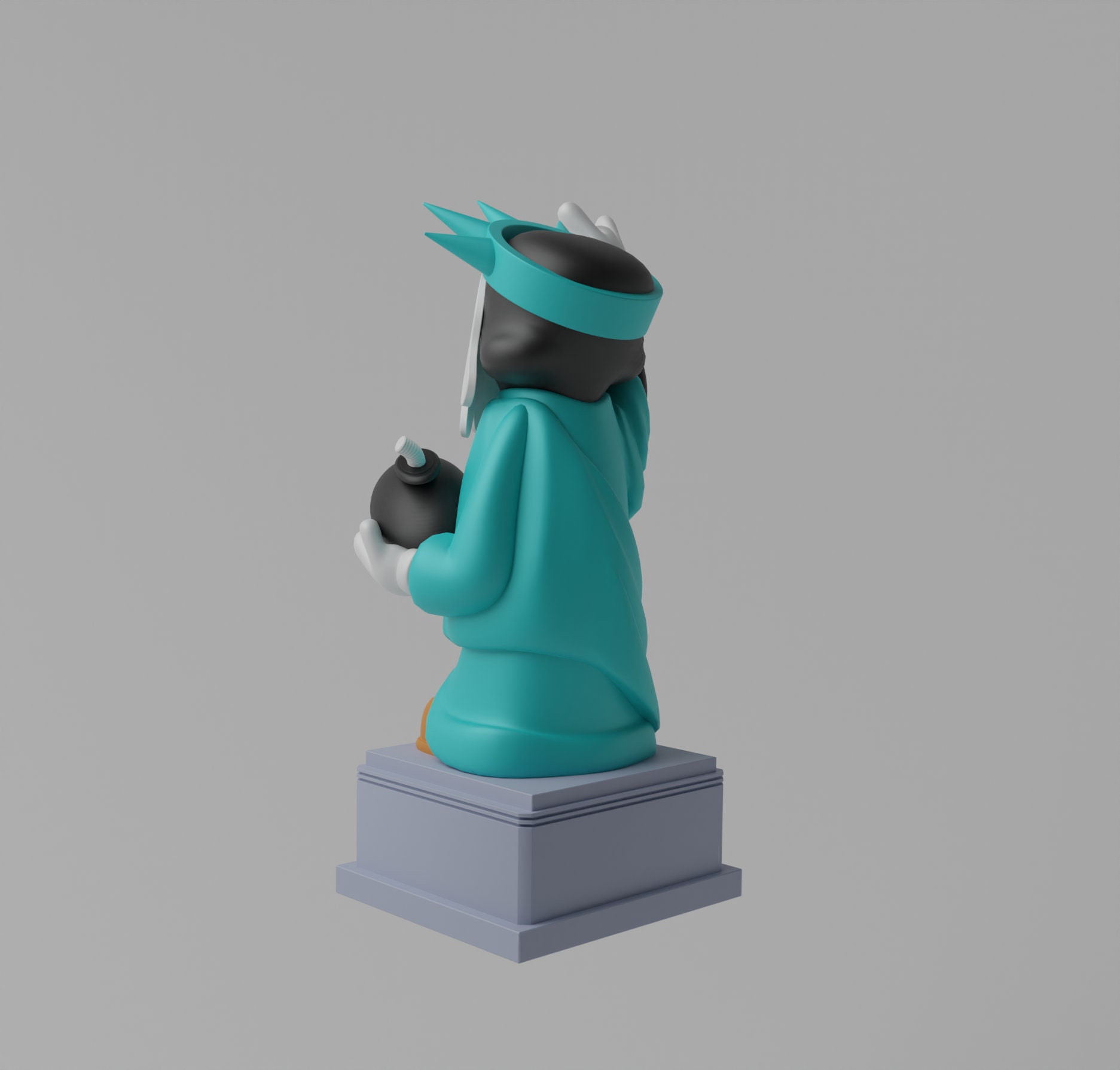 Liberty Dead Fan Art Toy Instant Download STL File for 3D Printing - Etsy