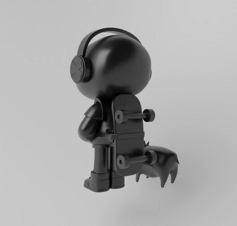 Mr Bone Skate Kid X Pupu Aliens Fan Art Toy Instant Download STL File ...