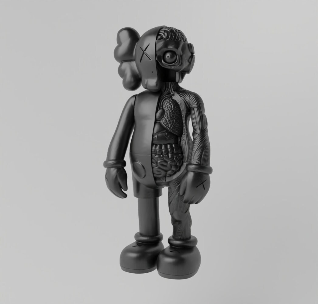 Kaws Flayed Open Companion Fan Art Toy Instant Download STL File for 3D ...